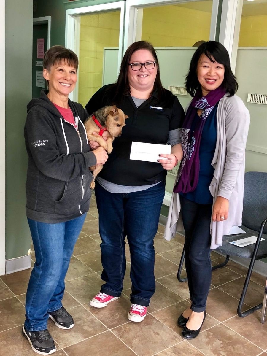 Armour Lethbridge Supports the Lethbridge & District Humane Society
