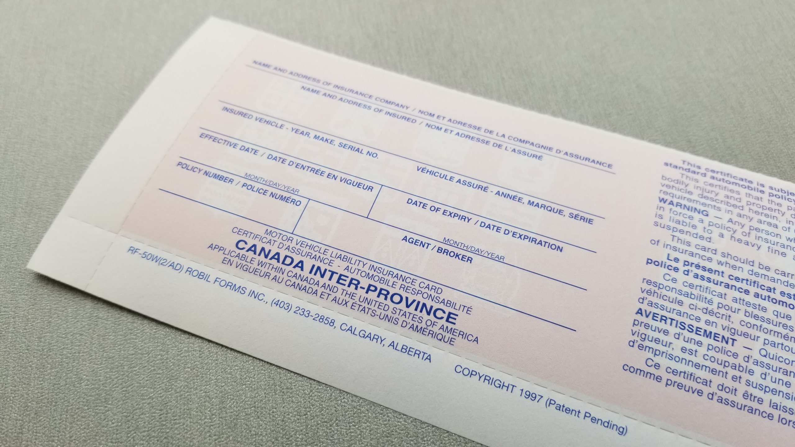 Alberta Approves Use of Electronic Pink Cards